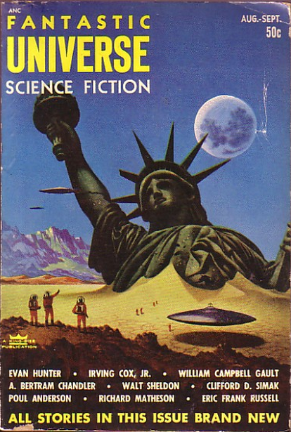 Adventures in Science Fiction Cover Art: The Statue of Liberty on Pre ...